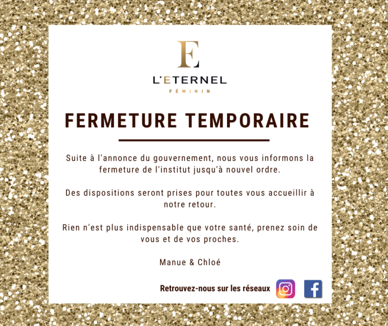 fermeture temporaire - L'éternel Féminin fermeture temporaire - L'éternel Féminin
